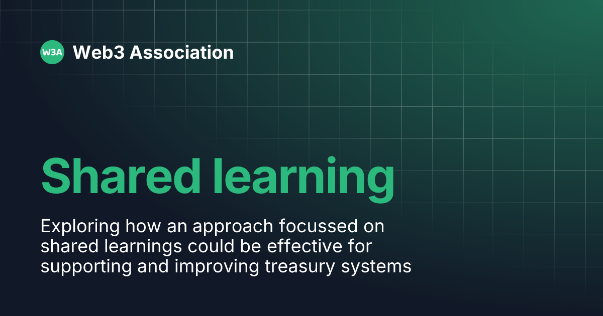 Shared learning | Web3 Association